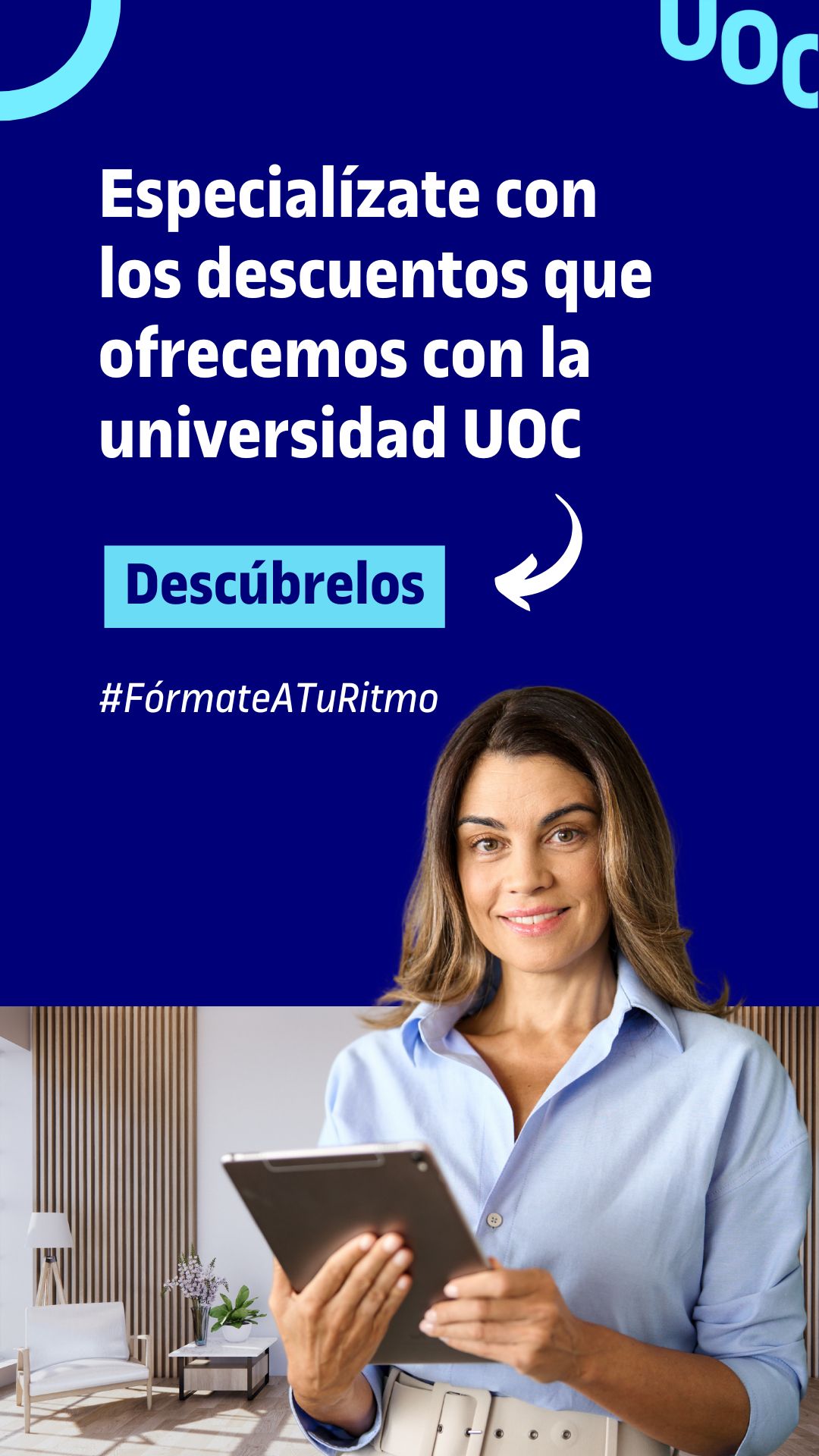 Promoción para socios en la oferta formativa de la Universitat Oberta ...