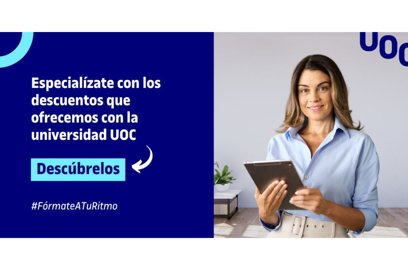 Promoción para socios en la oferta formativa de la Universitat Oberta ...
